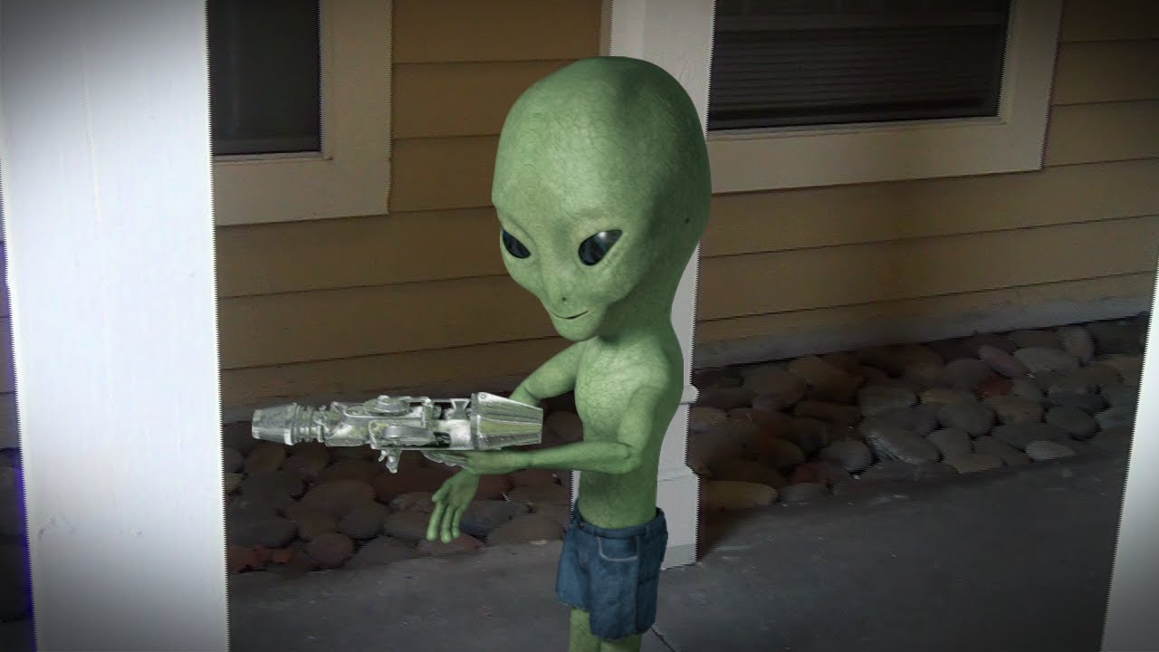 Alien With a Gun - YouTube