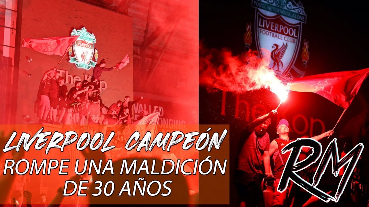 Liverpool CAMPEÓN 👑 - Aficionados festejan en ANFIELD / LO QUE NO VISTE ...