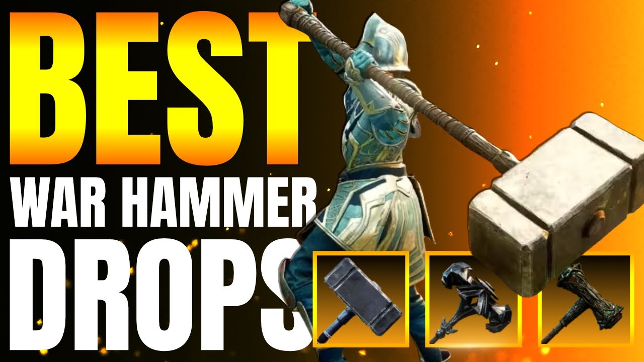 8 Best Legendary War Hammer Drops In New World - YouTube