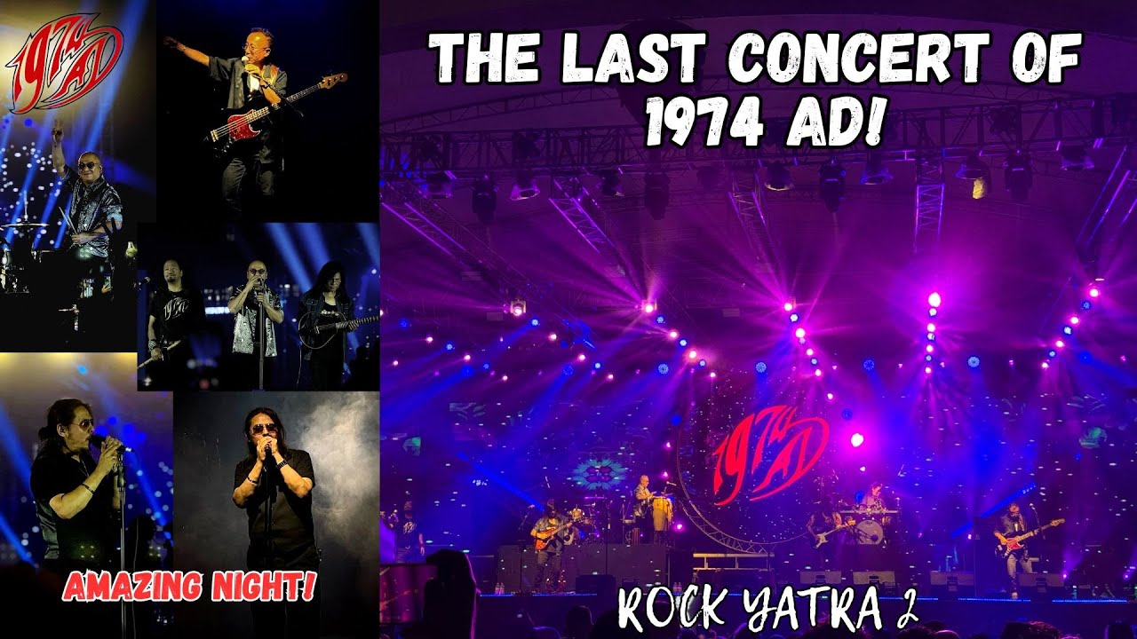 The LAST Concert of 1974 AD in NEPAL | Rock Yatra 2 | Hyatt Ground ...