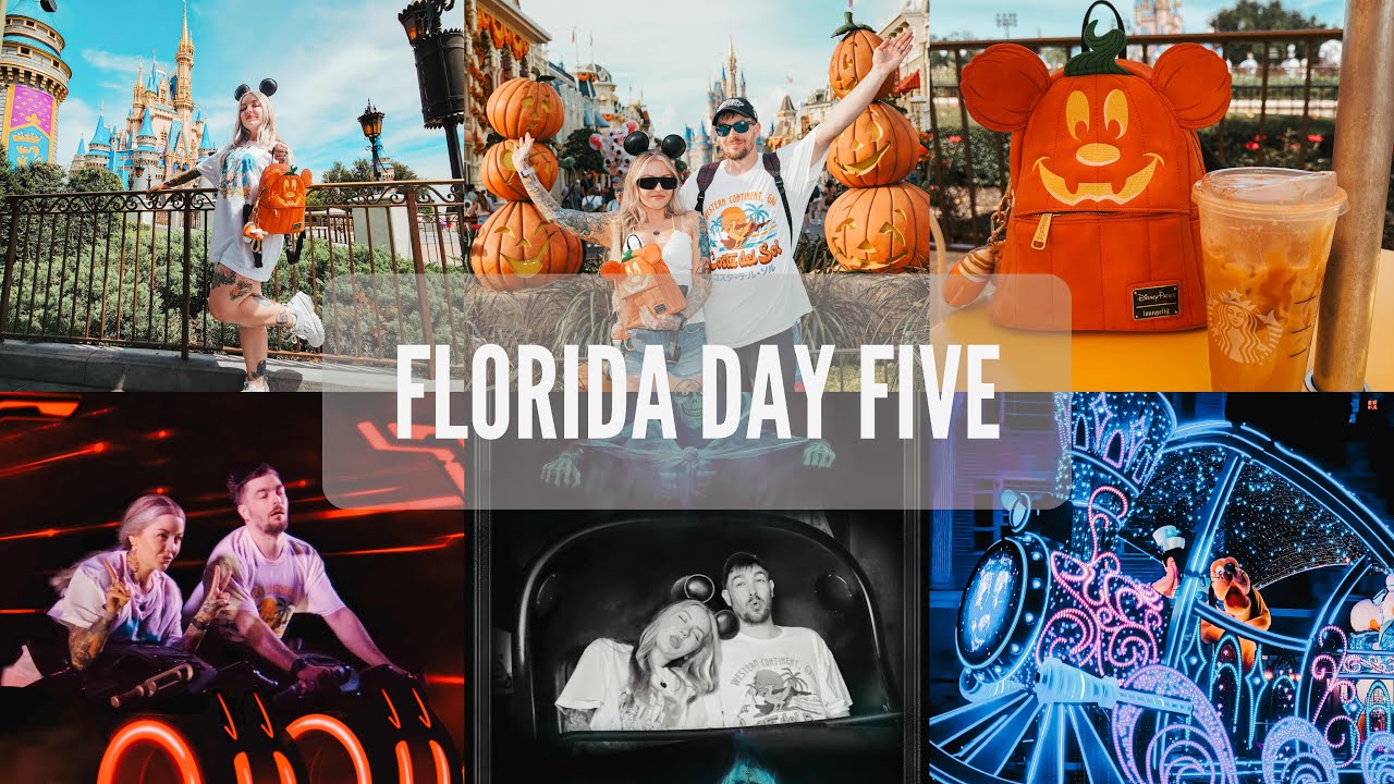 FLORIDA DAY 5🇺🇸 A full Magic Kingdom day! Tron, secret photo spots and ...