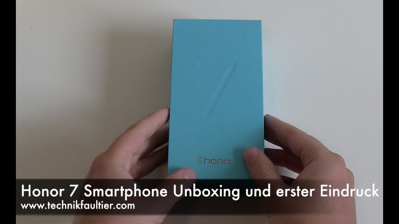Honor 7 Smartphone Unboxing und erster Eindruck - YouTube
