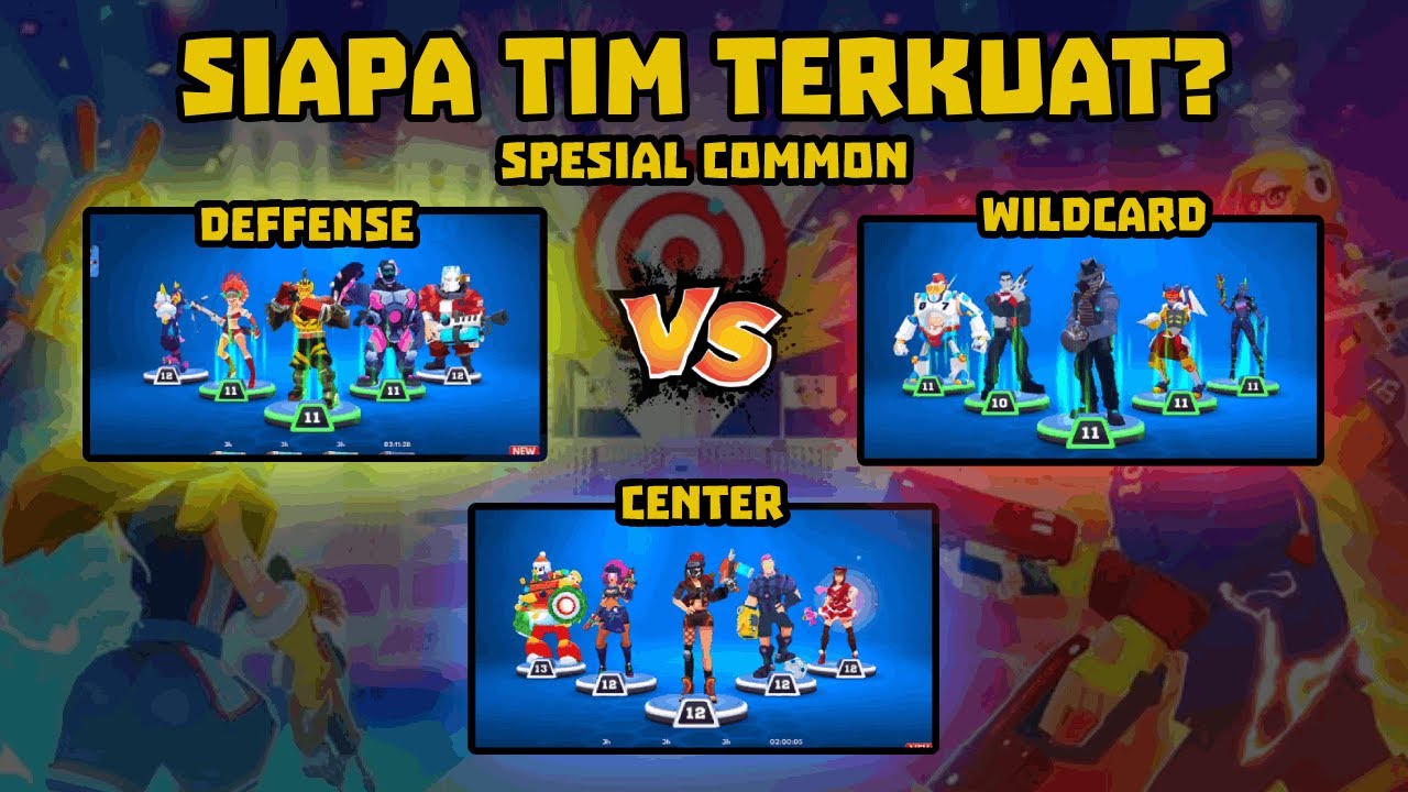 3 Tim Terkuat Versi Common | Frag Pro Shooter Challange - YouTube