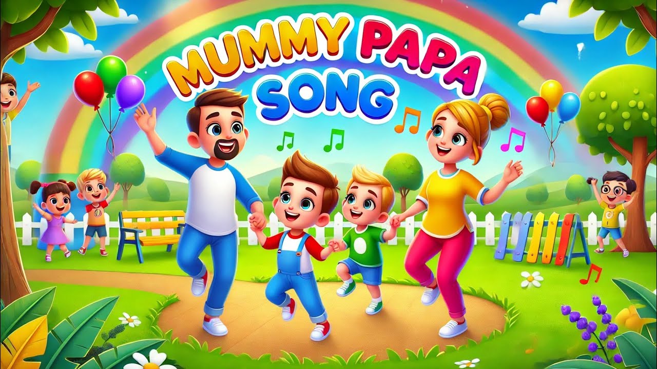 Mummy Papa Pyare Pyare | प्यारे मम्मी पापा |Cute Baby Song | Kids ...