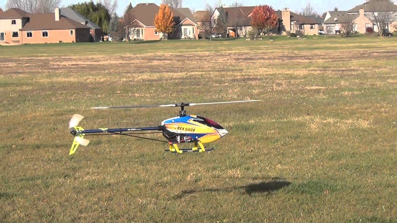 Trex 600 efl pro adjusting 3gx - YouTube