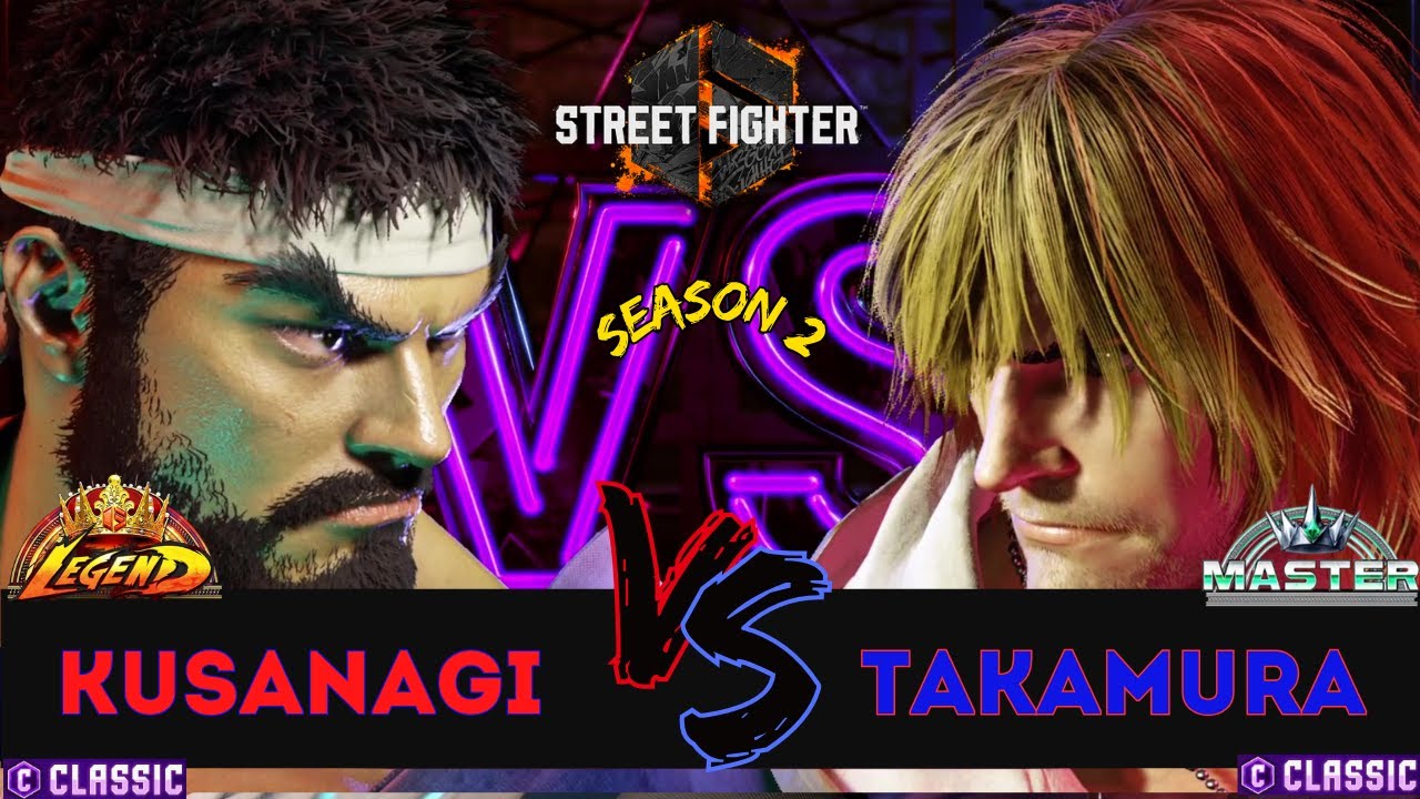 SF6 KUSANAGI (Ryu) vs TAKAMURA (Ken) 👊 Ranked Match - Street Fighter 6 ...