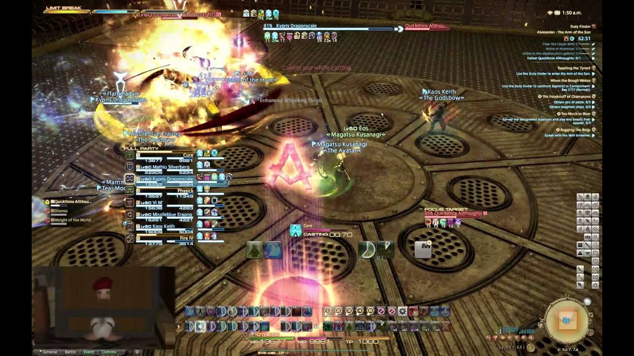 FFXIV - Alexander Midas - The Arm of the Son (Blind) WHM PoV - YouTube