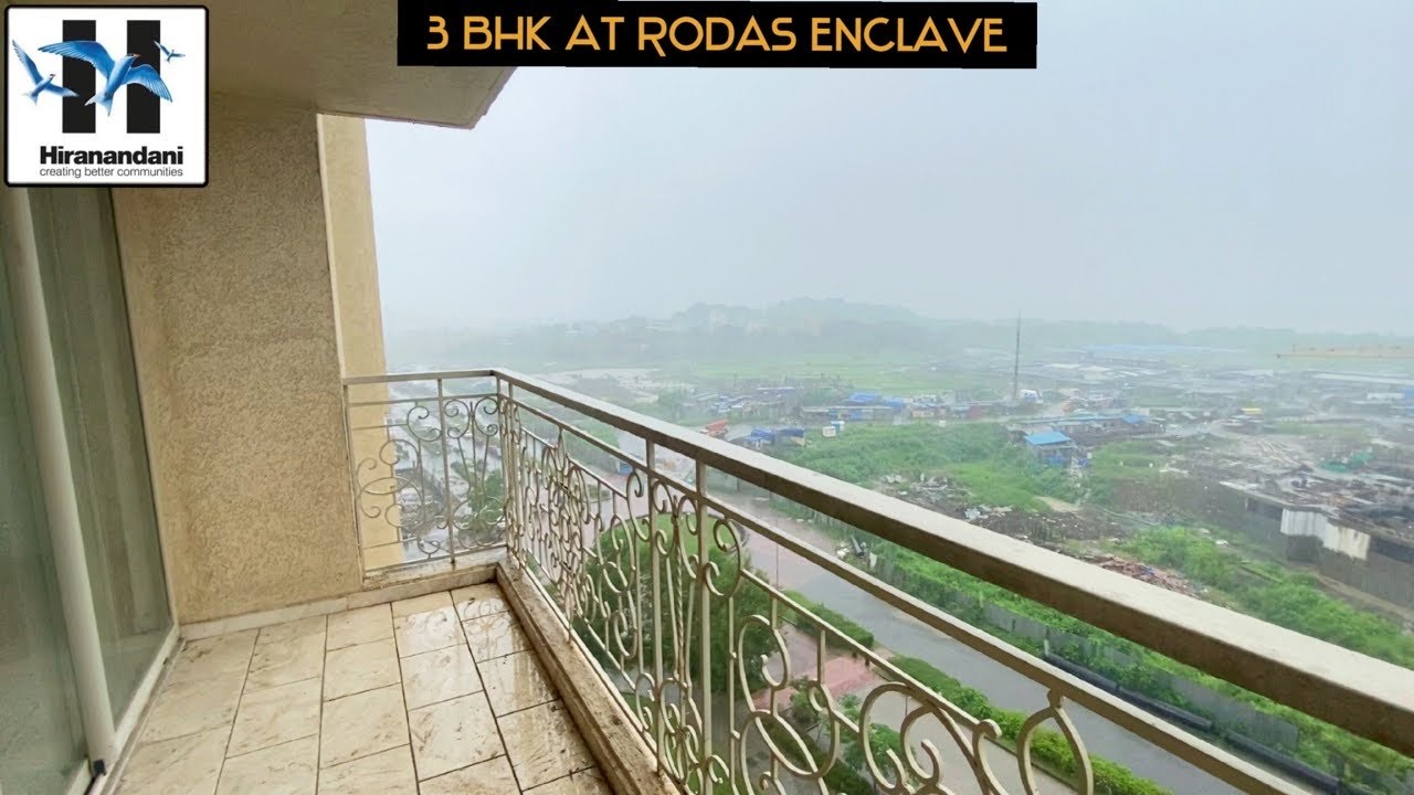 3 Bhk at Hiranandani Rodas Enclave, Thane | 1300 Sqft Carpet - YouTube