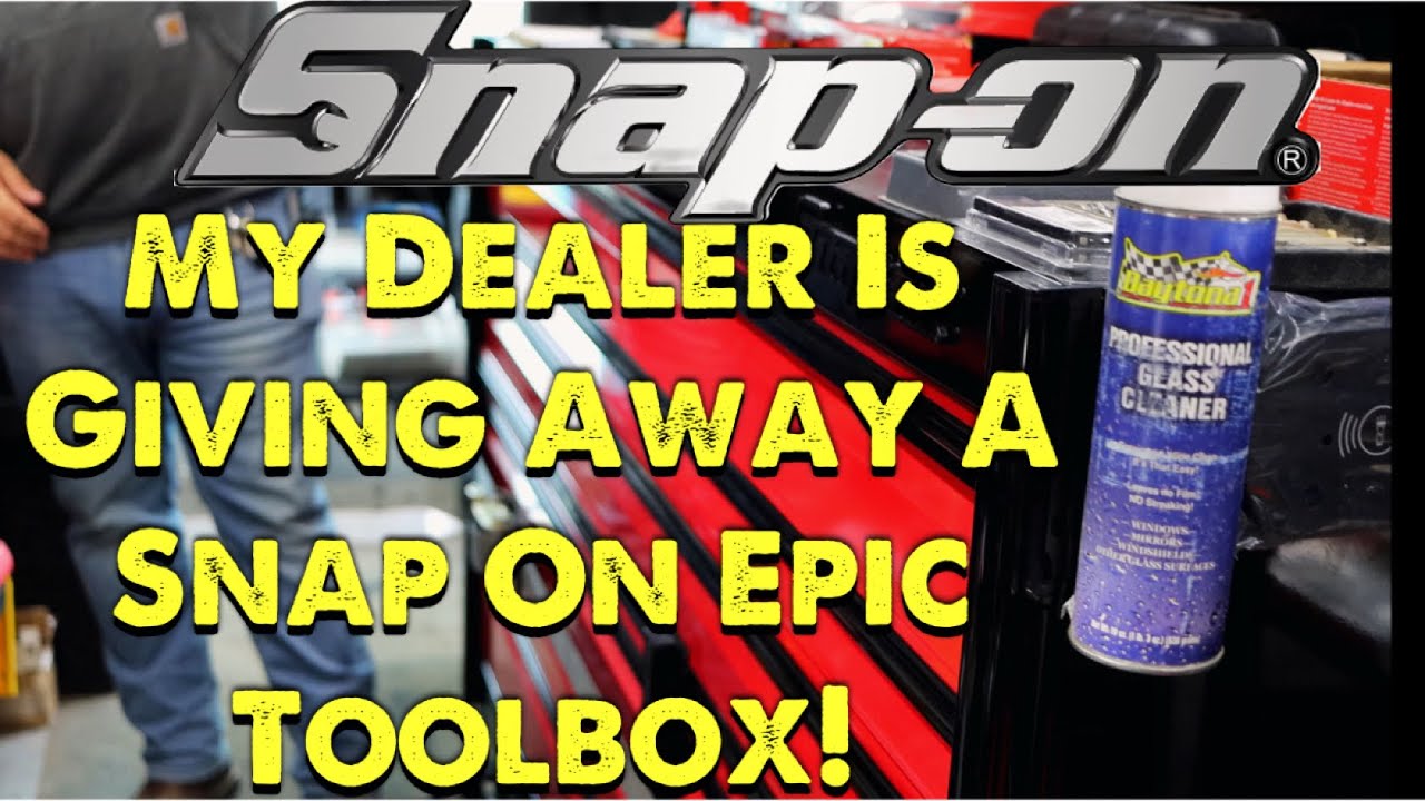 Snap On Epiq Toolbox Giveaway! My Dealer Is Giving Away A Brand New ...