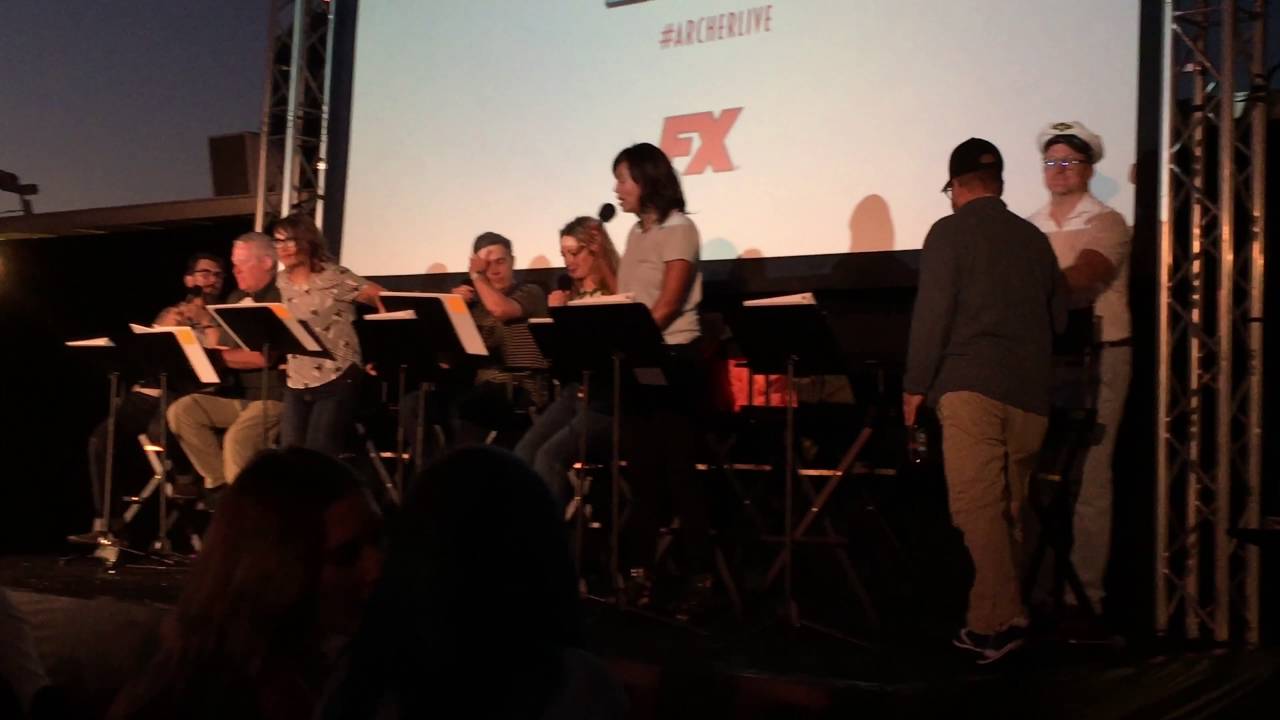 Comic Con 4k - Archer Cast Goes Crazy - NSFW! - YouTube