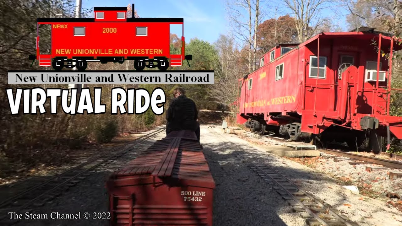 New Unionville & Western Railroad | Virtual Ride - YouTube