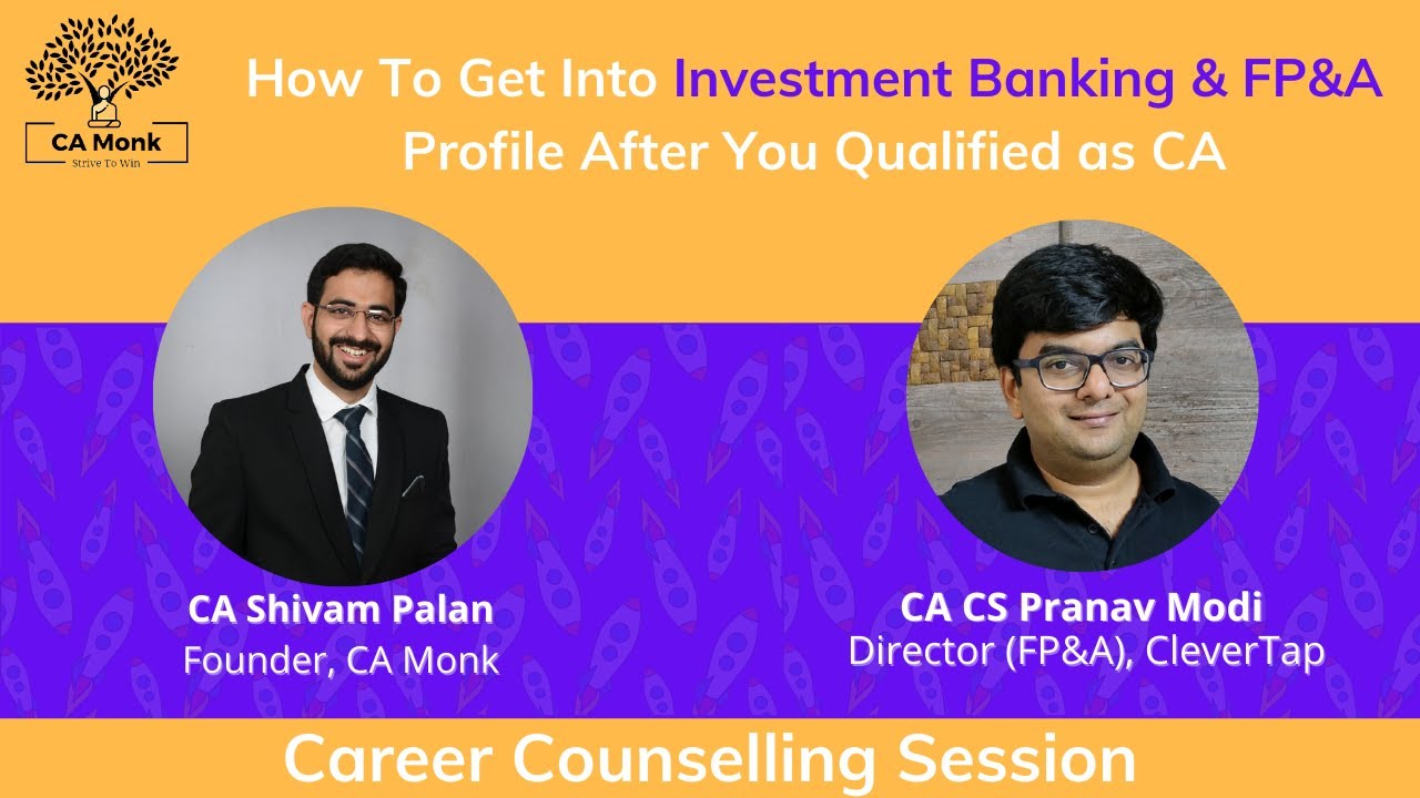 Career Counselling for CAs for Upcoming ICAI Placements with CA CS ...