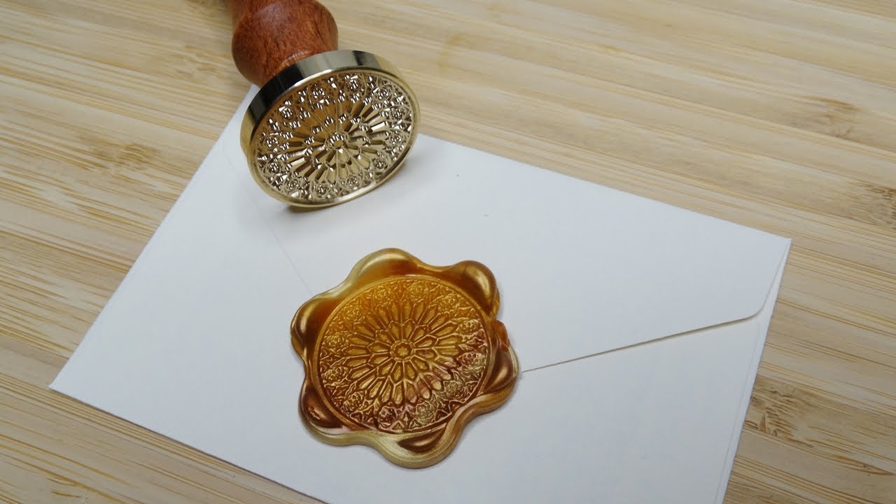 Satisfying Aesthetic Wax Sealing | How to make a Beautiful Wax Sealing ...