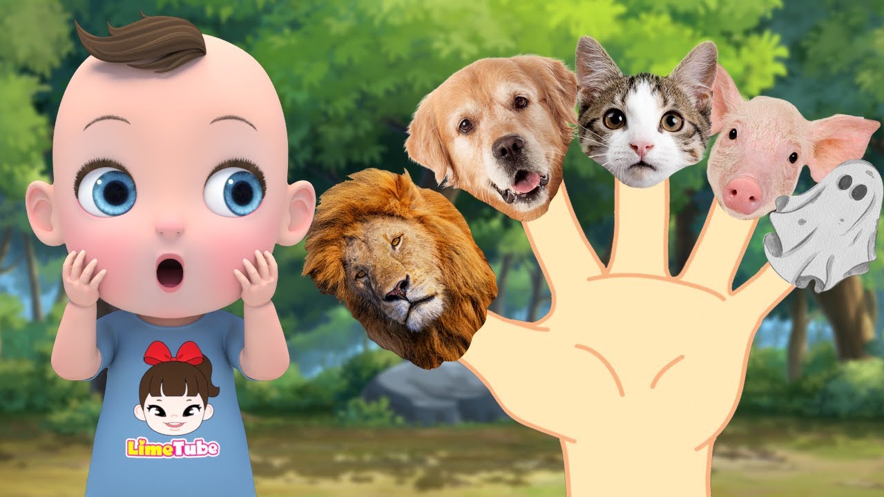 Animals Finger Family & Johny Johny Yes Papa + more Nursery Rhymes ...