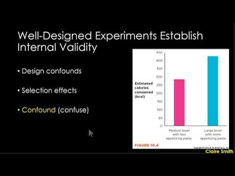 PSY202 - Chapter 10 - Introduction to Simple Experiments - YouTube