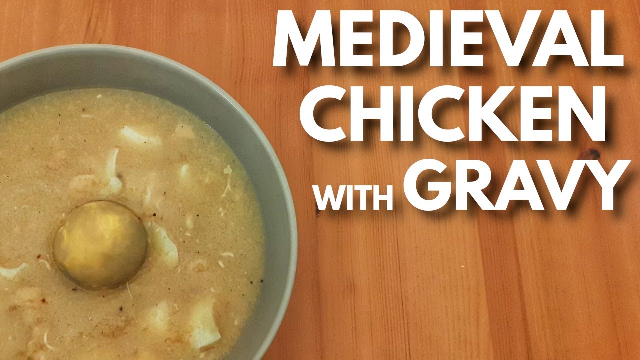 Medieval Chicken with Gravy (Capouns in Councy) - YouTube