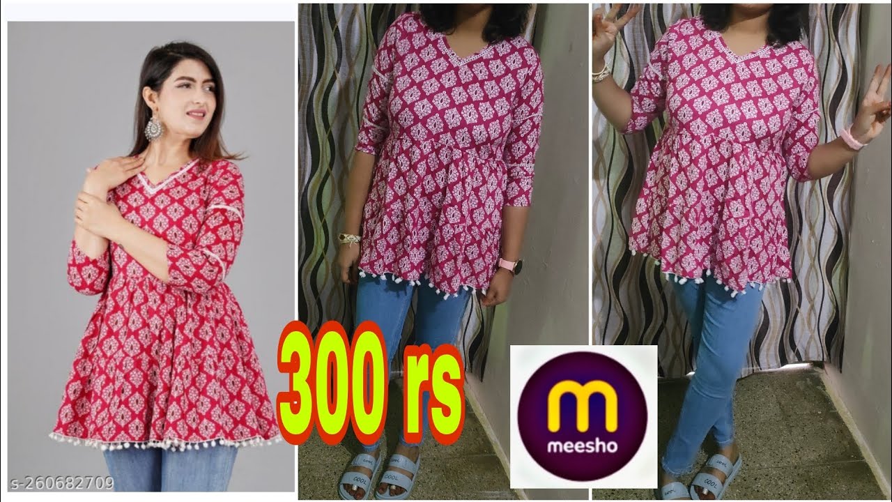 MEESHO beautiful western top review|| ||MEESHO shopping 🛍️🛒 - YouTube