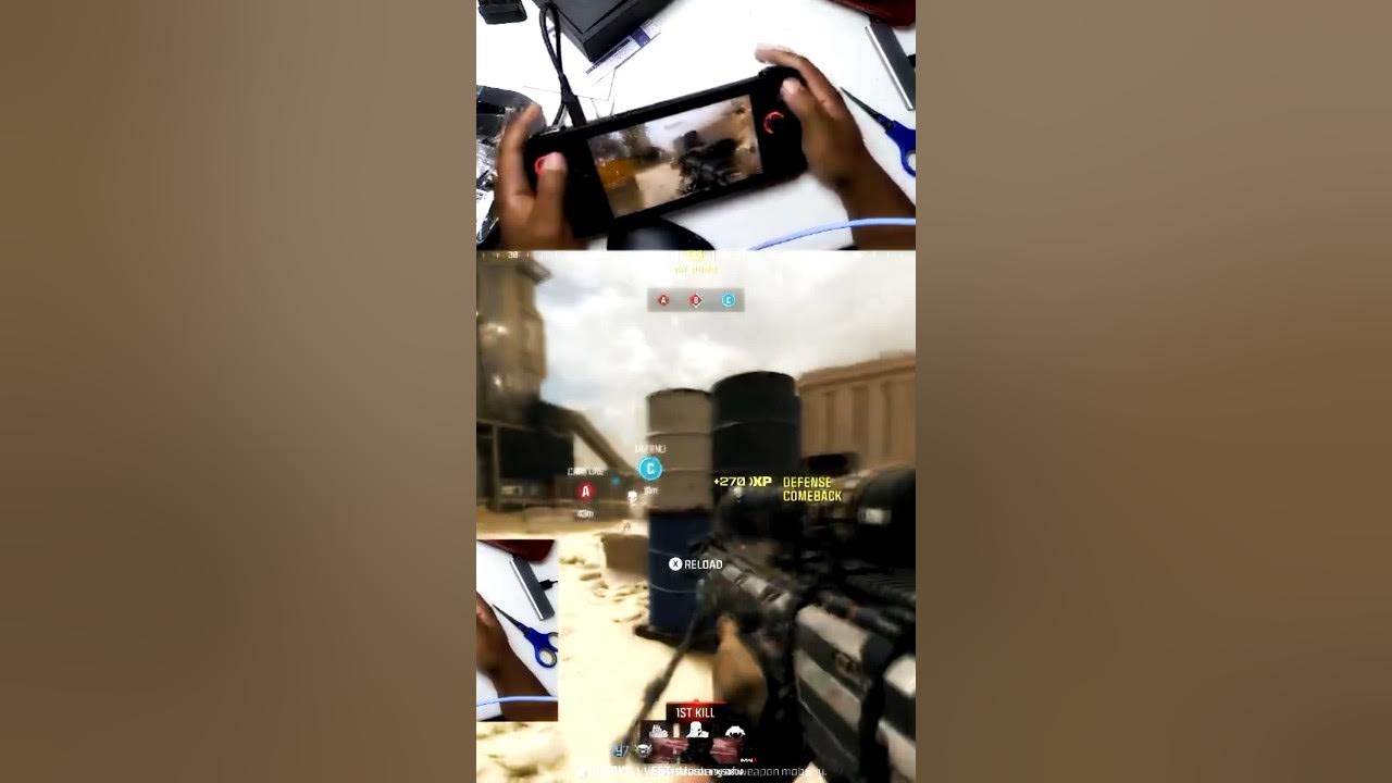 COD MW3 Running on ROG Ally X 120 FPS #shorts #cod #rogally - YouTube