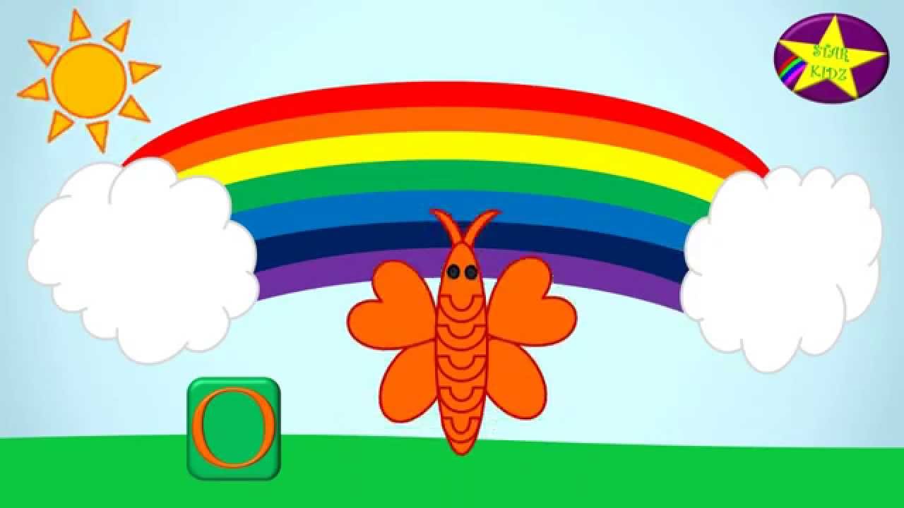 Rainbow Colors Rhyme | Lean Rainbow Colors | Easy and simple learning ...