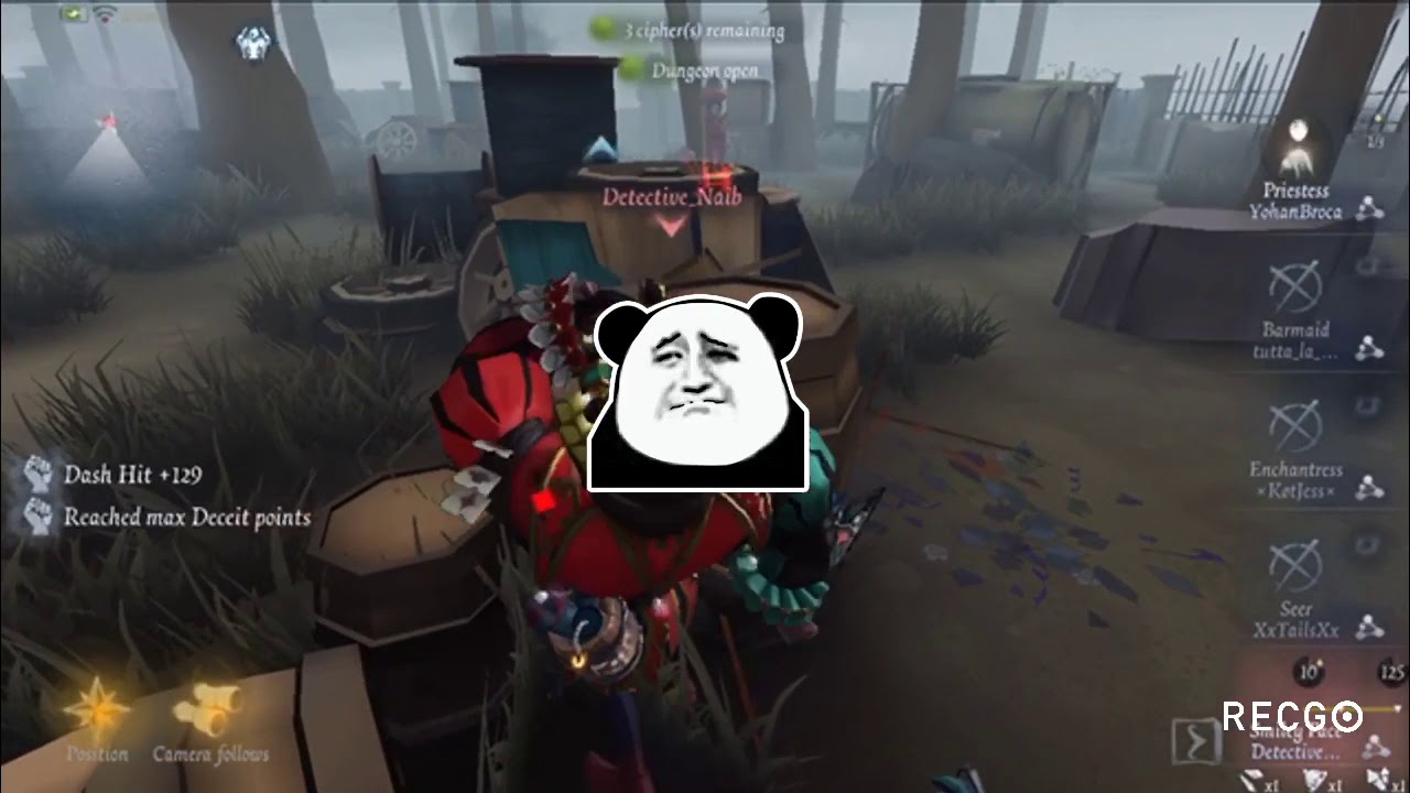 Identity V / Rank Gameplay/ Smiley Face and Forward Gameplay - YouTube