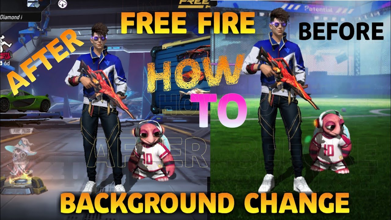 HOW TO FREE FIRE BACKGROUND CHANGE FREE FIRE MAX LO IN TELUGU # ...