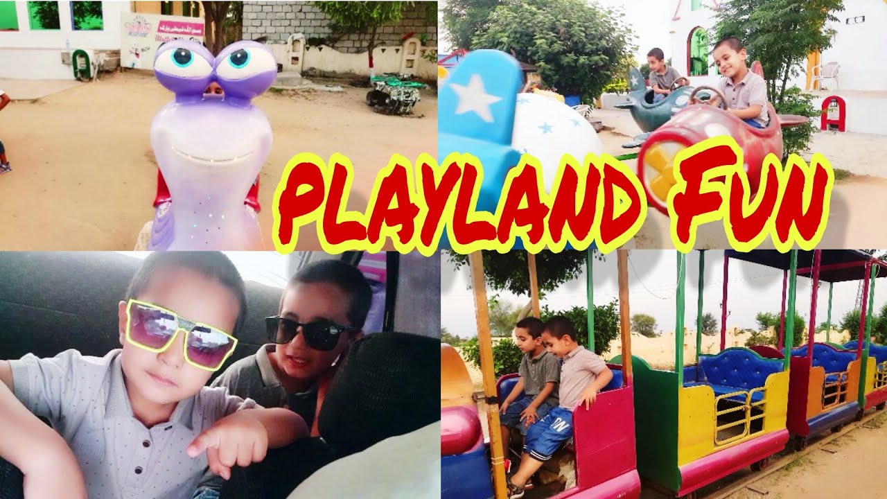 Playland Fun 🤩|| Full Enjoy In Playland || Outdoor Playland || Yousuf & Suleman - YouTube