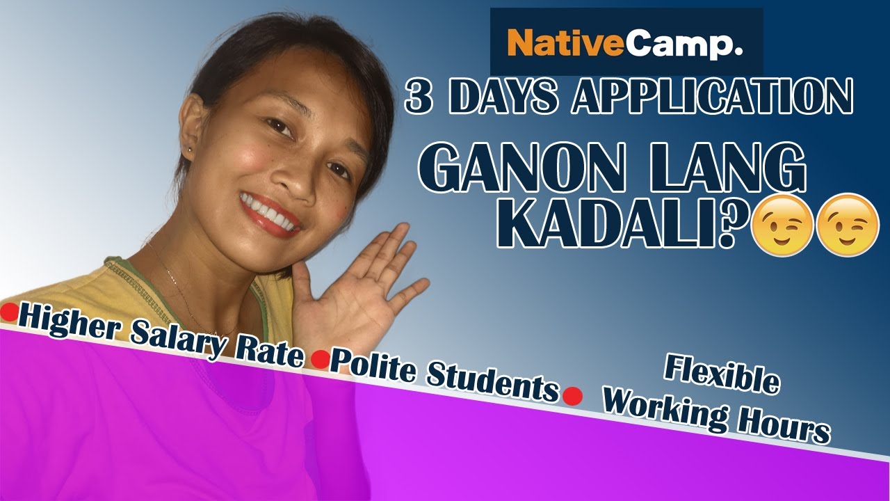 3 days Application Process in NATIVE CAMP - YouTube