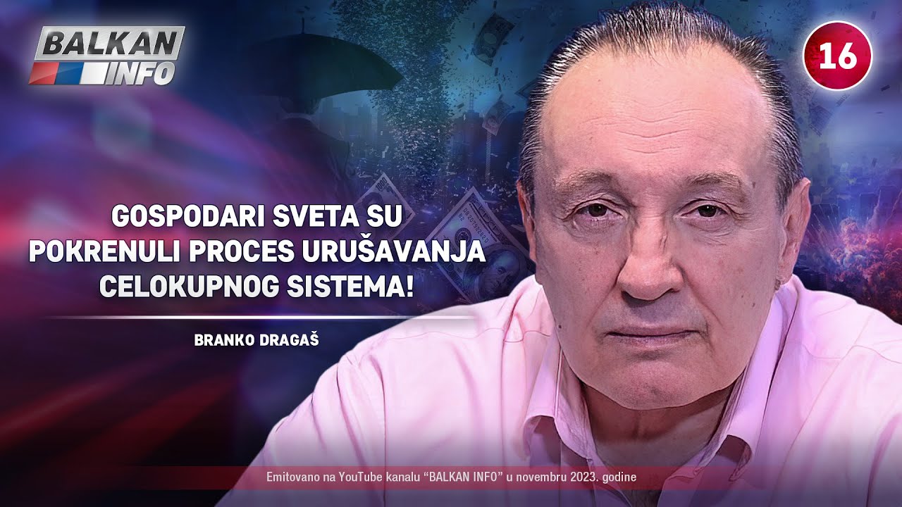 INTERVJU: Branko Dragaš - Gospodari sveta su pokrenuli proces ...