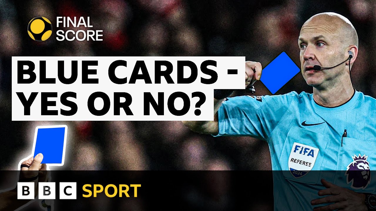 Are blue cards and sin-bins a good idea for the Premier League? | BBC ...