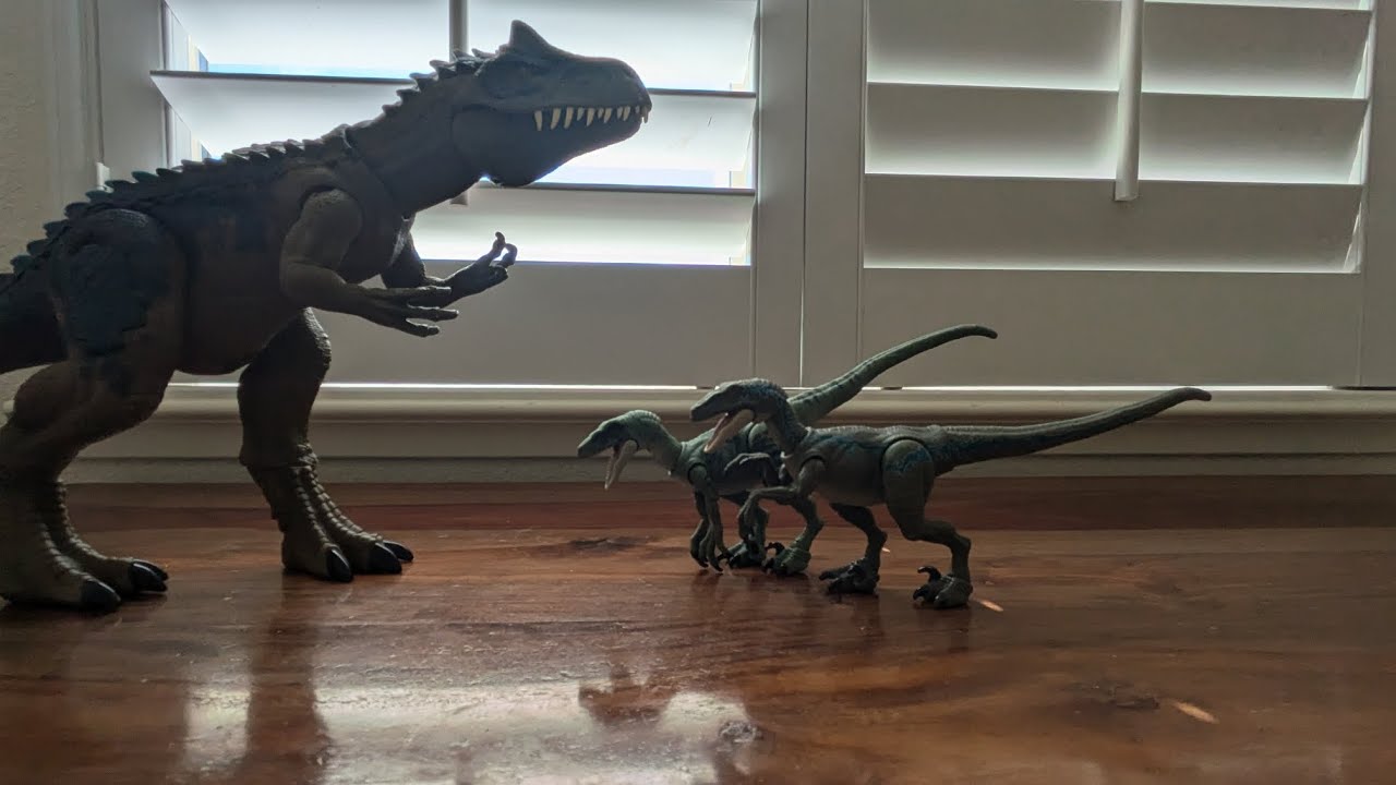 opening Jurassic Park Hammond collection Blue and Delta and ruthless ...