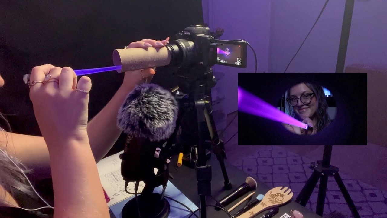 ASMR Behind-the-Scenes of "Rare Triggers for Restful Sleep Pt. 2" Video - YouTube