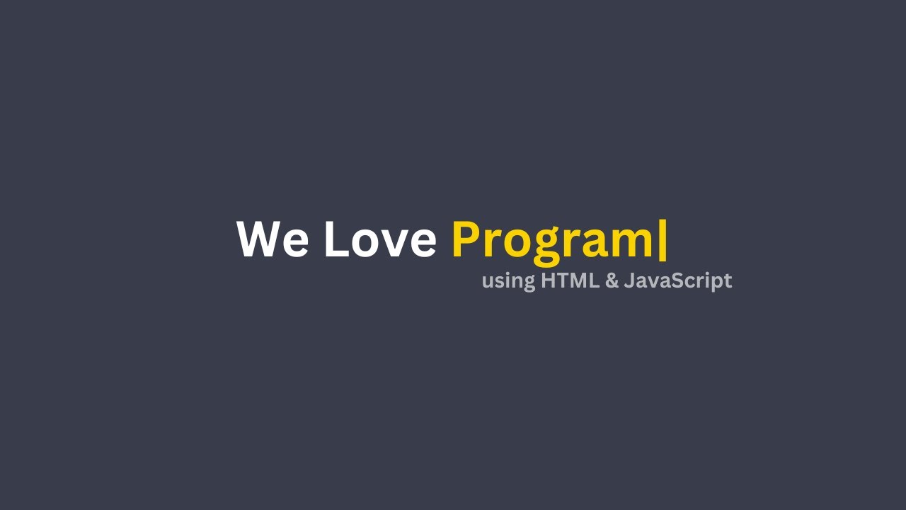 How To Make An Auto Typing Text Effect Using Html Css And Javascript 0353