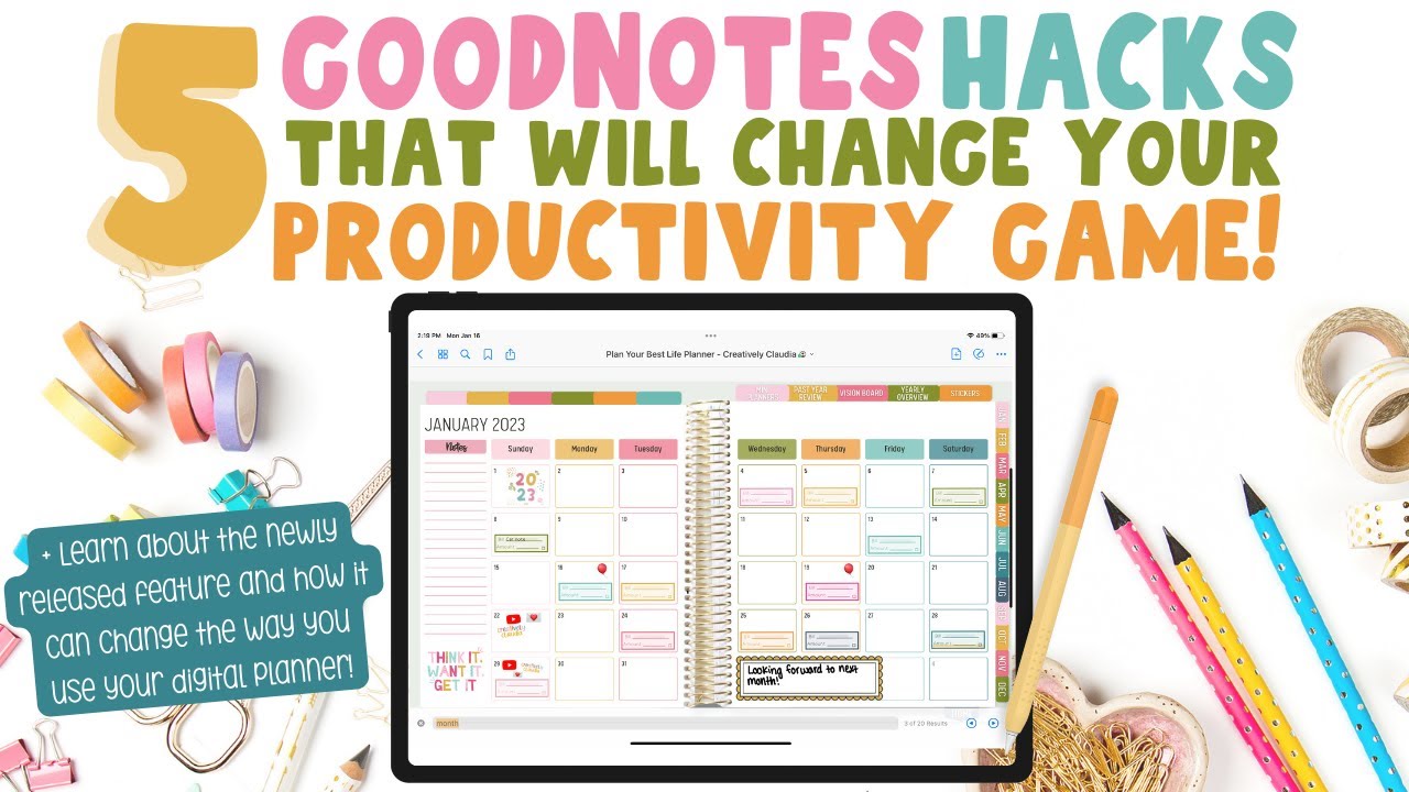 5 GoodNotes Hacks That Will Change Your Productivity Game 🤫 - YouTube
