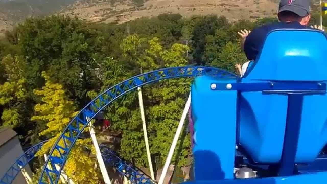 2014-08-07 - Bombora roller coaster ride at Lagoon Amusement Park - YouTube