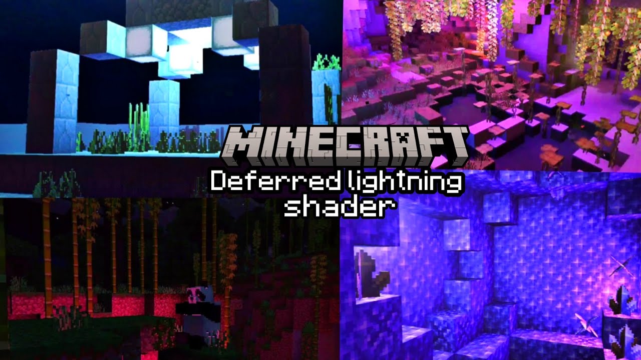 New Mcpe Shader Deferred Lightning Shader Showcase Youtube