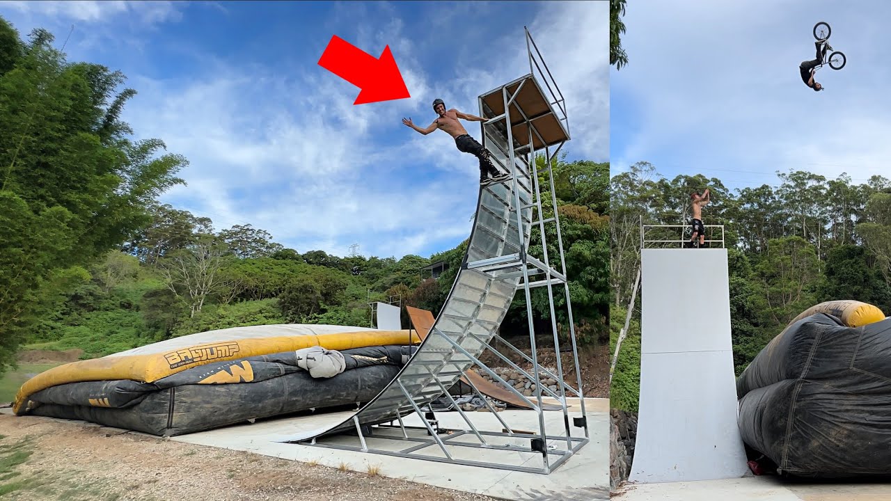 World's Biggest Ramp to Air Bag! - YouTube