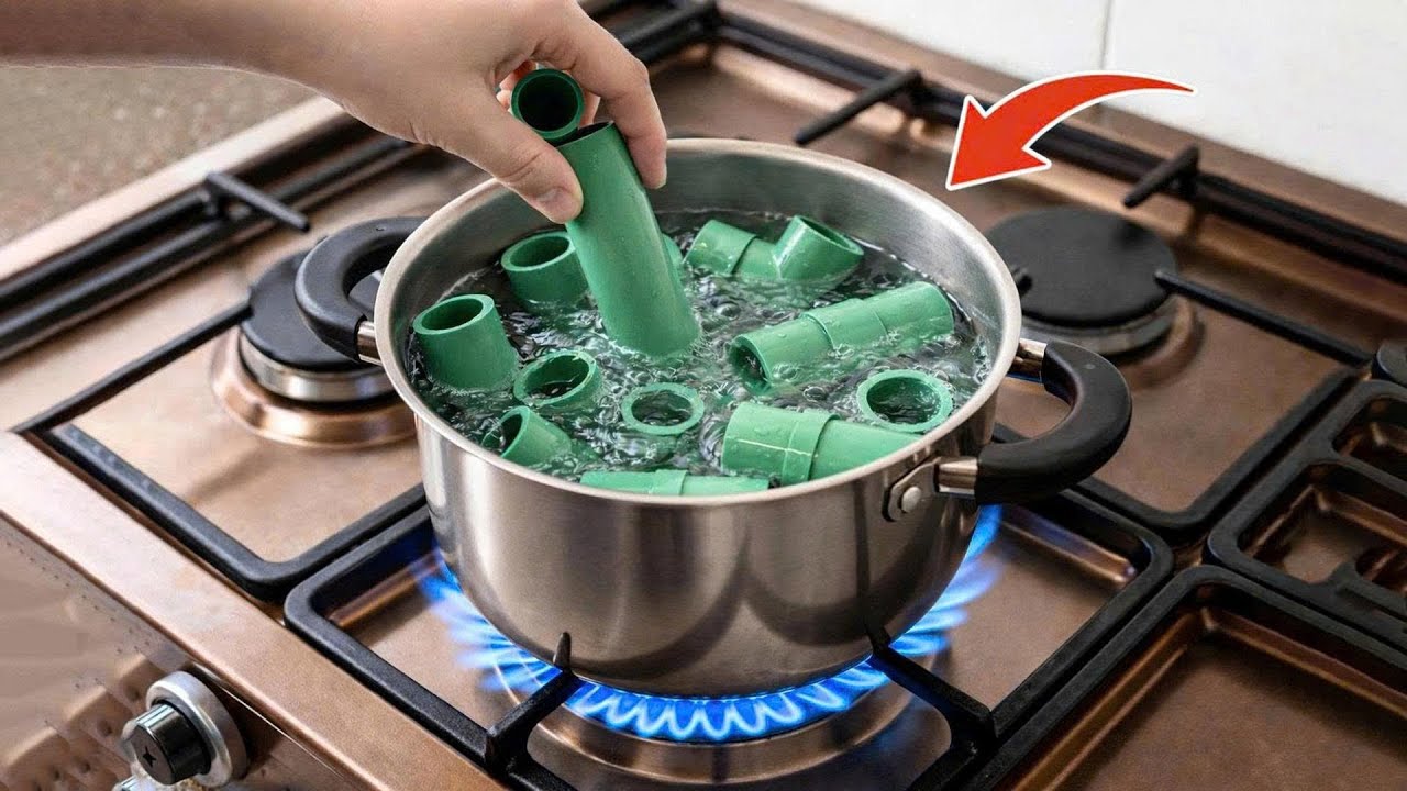 Billions Don’t Know This! Boiling PVC Pipes with Cement Creates a Gold ...