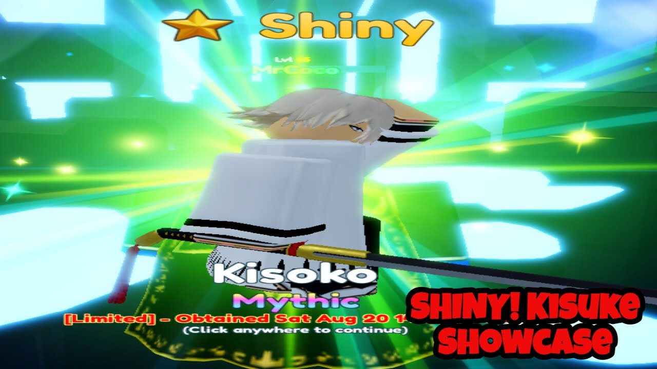 Shiny Kisuke Urahara Showcase Anime Adventures Youtube