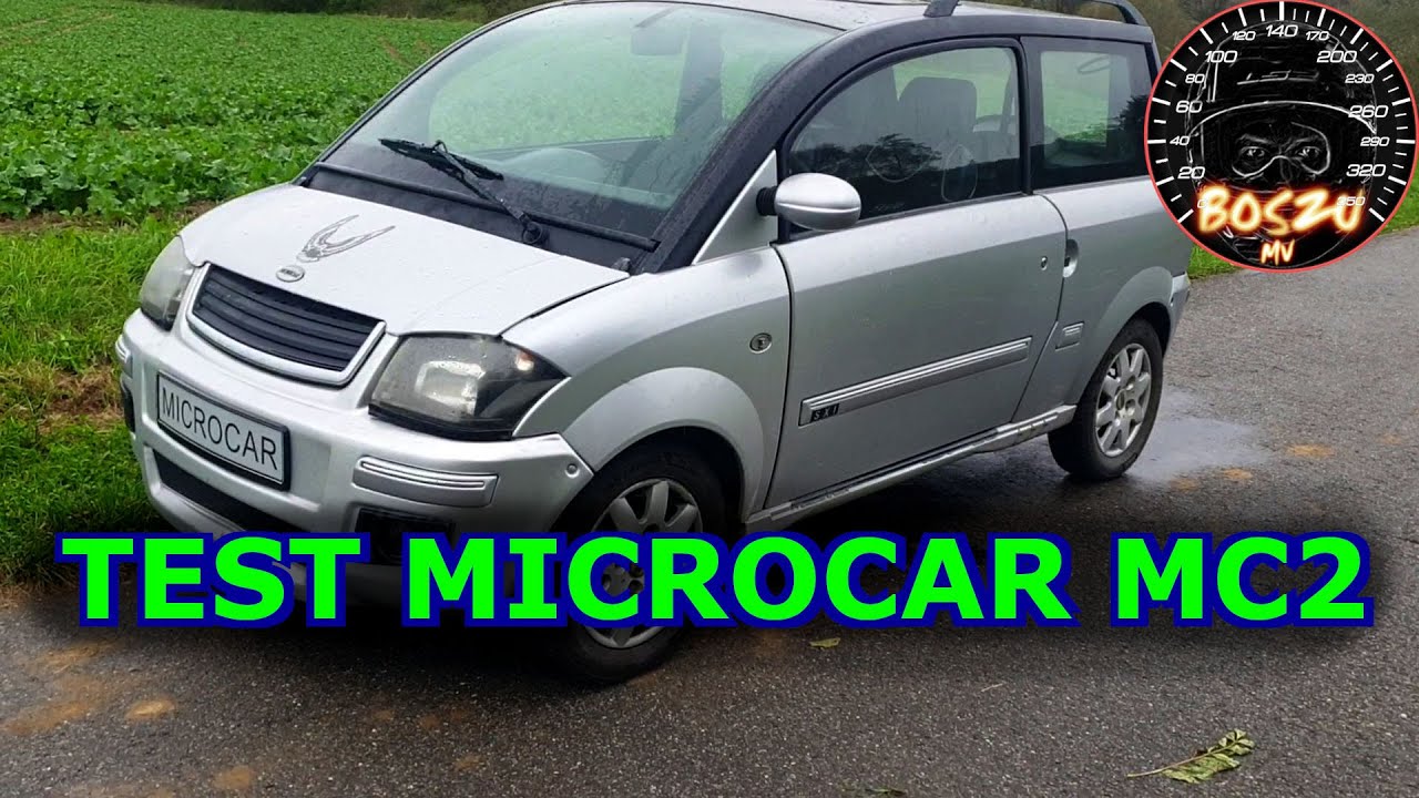 Test - Microcar MC2 - 0-50km/h i Vmax - YouTube