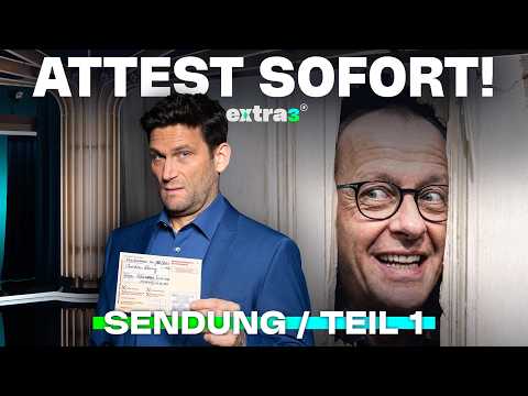 Gelber Schein ab Tag 1: Merz traut niemandem | extra 3 vom 10.07.2026 · Teil 1/2