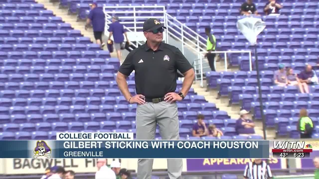 ECU Director of Athletics Jon Gilbert feels coach Houston can get ...