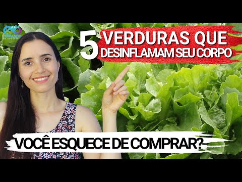 5 verduras ANTI-INFLAMATÓRIAS que desinflamam seu corpo | Será que você compra?