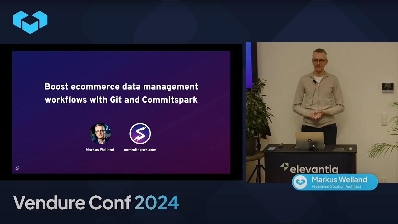 Data Management with Git and Commitspark - Markus Weiland, Vendure Conf 2024 - YouTube