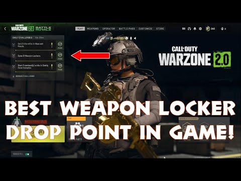 The BEST Weapon Locker Drop Location in Call of Duty Warzone 2 # ...