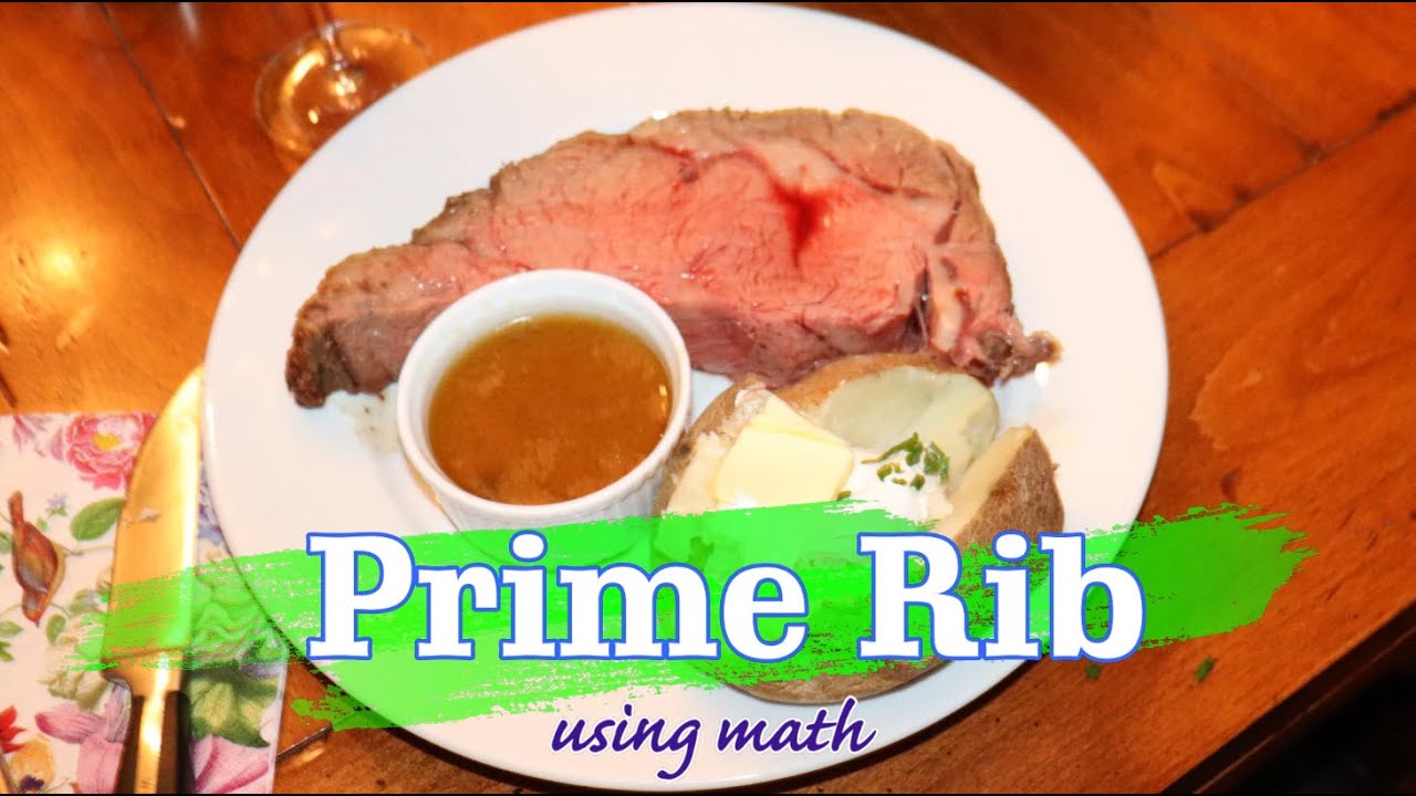 Prime Rib Using Math from DuckinaPot.com - YouTube