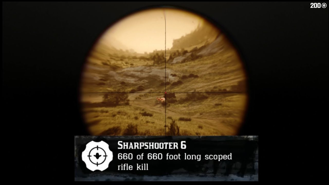 Sharpshooter 6 Good Location [Red Dead Redemption 2] 660 foot long ...