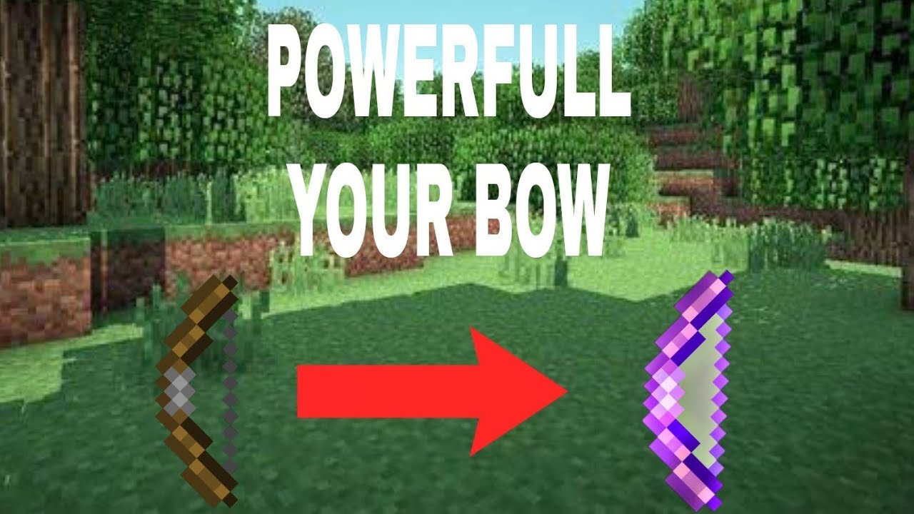 HOW TO POWERFULL ENCHANTED YOUR BOW - IN MINECRAFT - FORVIL OP - YouTube