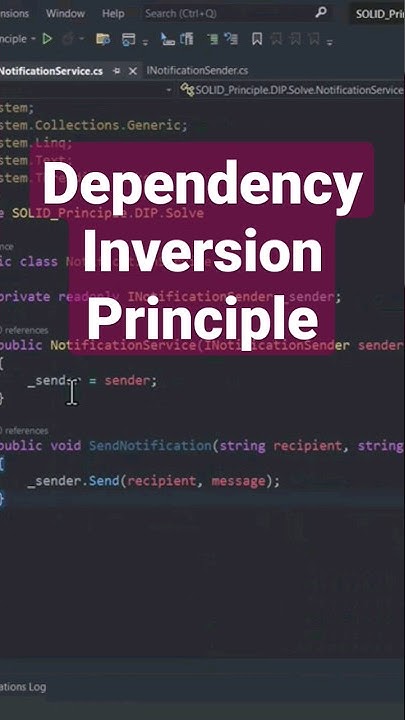 Dependency Inversion Principle (DIP) - SOLID Principles #shorts # ...