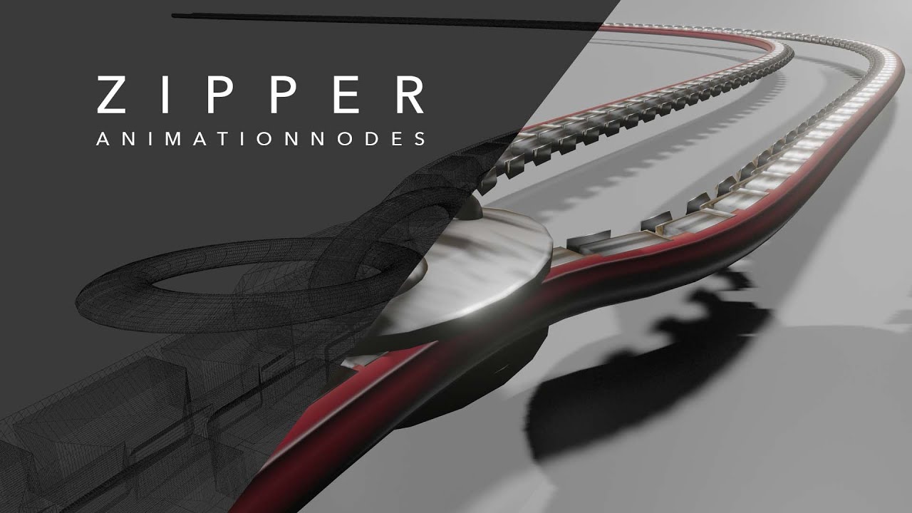 Building a zipper using animationnodes - YouTube