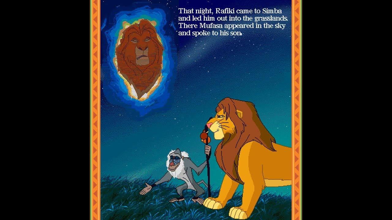 Disneys Animated Storybook The Lion King Første 25 Min Pc Youtube